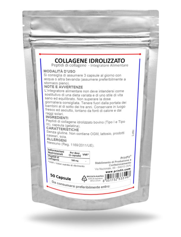 PrinFit® » Collagene Idrolizzato in Capsule